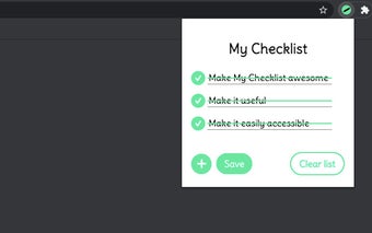 My Checklist for Google Chrome - Extension Download