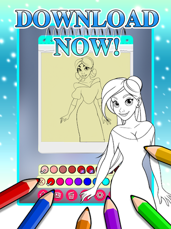Ice Princess Coloring Pages APK na Android - Download