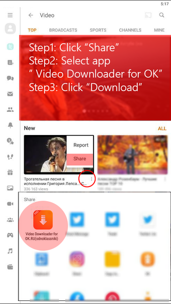 Video downloader for ok.ru APK pour Android - Télécharger