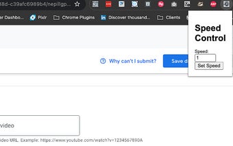 YouTube Video Speed Controller for Google Chrome - Extension Download