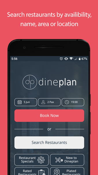 Dineplan - Instant Restaurant Bookings for Android - Download
