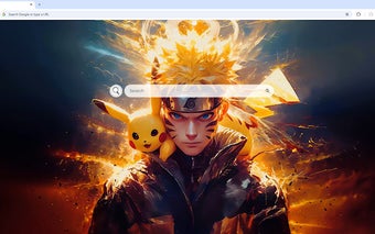 Naruto and Pikachu Live Wallpaper para Google Chrome - Extensión Descargar