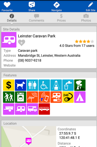 WikiCamps Australia for Android - Download