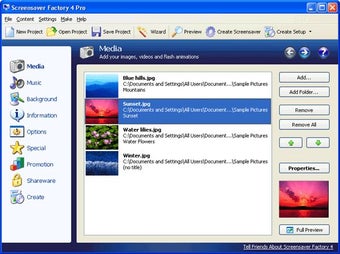 Screensaver Factory - Descargar