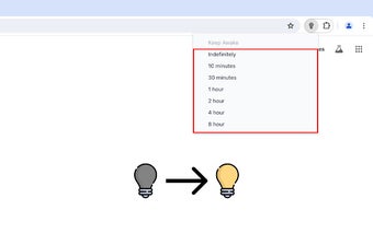 Keep Awake para Google Chrome - Extension Descargar