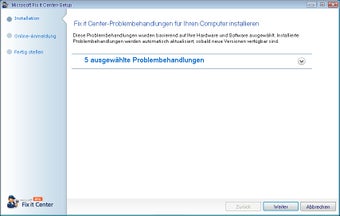 Microsoft Fix It Center - Download