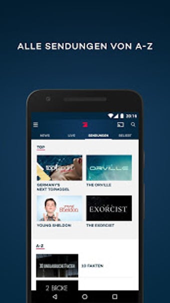 ProSieben Kostenloses Live TV und Mediathek APK für Android - Download