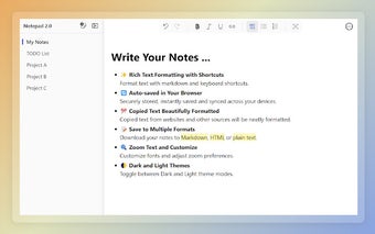 Notepad 2.0 for Google Chrome - Extension Download