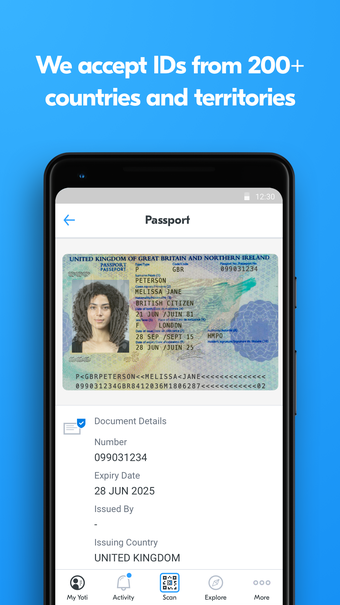 Yoti - your digital identity APK pour Android - Télécharger