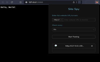 Site Spy Monitor para Google Chrome - Extensión Descargar