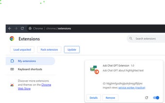 Ask Chat GPT Extension para Google Chrome - Extensão Download