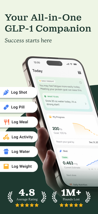 Glowise: GLP-1 Tracker Diary para iPhone - Descargar