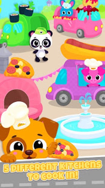 Cute Tiny Food Trucks Cooking with Baby Pets para Android - Baixar