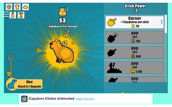 Capybara Clicker Unblocked für Google Chrome - Erweiterung Download