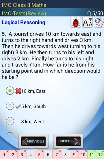 IMO Maths Quiz Class 8 APK Android 