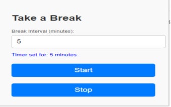 Take a Break для Google Chrome - Расширение Скачать