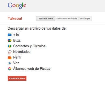 Google Takeout Online