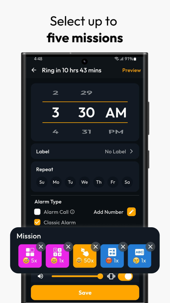 Ultra Alarm: Safe Alarm Clock para Android - Descargar