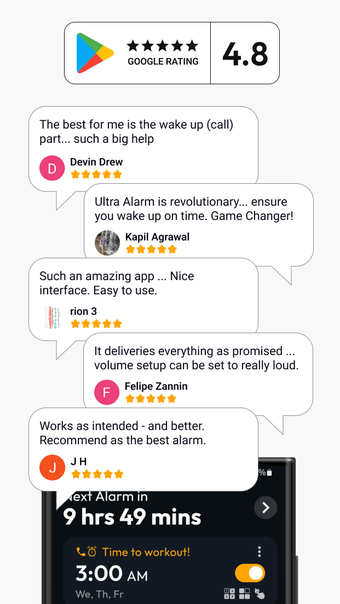 Ultra Alarm: Safe Alarm Clock para Android - Descargar