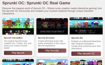 Sprunki OC: Sprunki OC Real Game na Google Chrome - Rozszerzenie Download