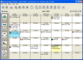Active Desktop Calendar - Descargar