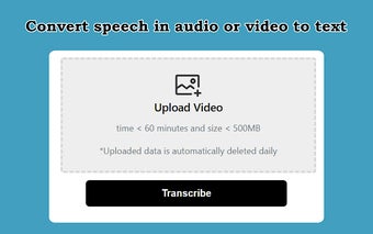 Transcription - Transcribe Speech To Text for Google Chrome - Extension ...