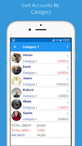 Credit Debit-Customer Credit Ledger Account Book for Android - Download