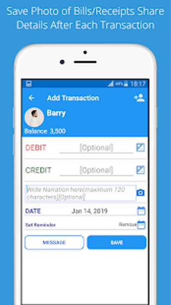 Credit Debit-Customer Credit Ledger Account Book for Android - Download
