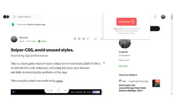 Sniper CSS for Google Chrome - Extension Download