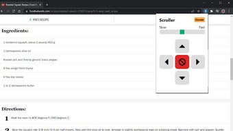 Scroller für Google Chrome - Erweiterung Download