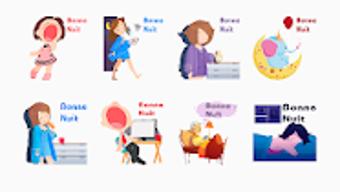 Stickers Good Night - WAStickerApps for Android - 無料・ダウンロード