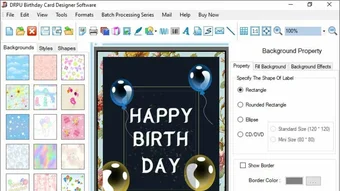 Birthday Greeting Card Designing Tool - Download