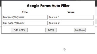 Google Forms Auto Filler for Google Chrome - Extension Download