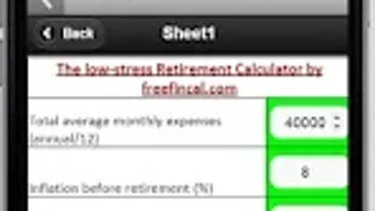 Freefincal Retirement Planner APK for Android - Download