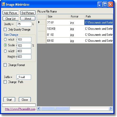 Download FILEminimizer Pictures - free - latest version