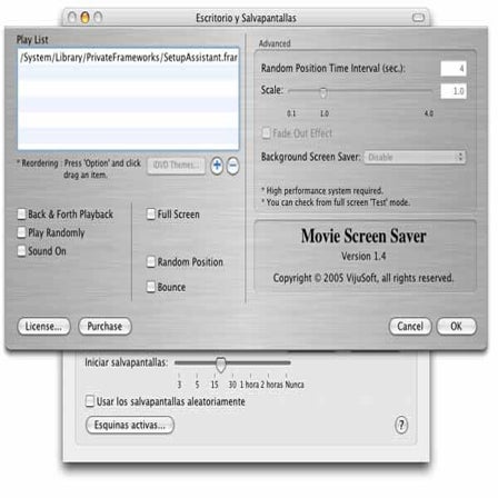 Mac用のスクリーンセーバーソフトウェアをダウンロードする