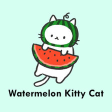 Watermelon Kitty Cat Theme para Android - Descargar