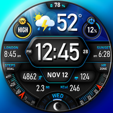 PER017 Axis Digital Watch Face per Android - Download