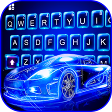 Neon Sports Car Keyboard Theme para Android - Descargar