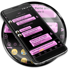 SMS Messages Metallic Pink APK para Android - Descargar