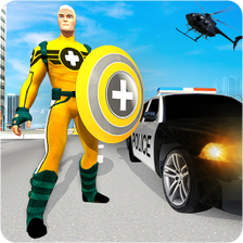 Android 용 Super Captain Hero Flying Robot Rescue Mission APK - 다운로드