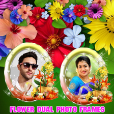 Flower Dual Photo Frames for Android - Download