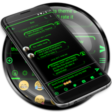 SMS Messages Neon Led Green APK for Android - Download