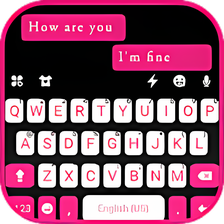Pink Black Chat Keyboard Theme APK per Android - Download