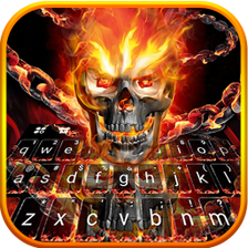 Android için Fire Skull Keyboard Theme APK - İndir