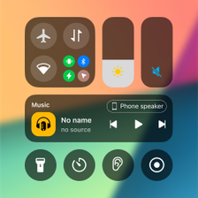 Control Center Simple IOS 17 para Android - Descargar