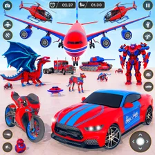 Police Dragon Robot Car Games per Android - Download