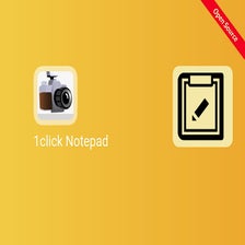 1Click notepad Google Chrome 용 - 확장 프로그램 다운로드