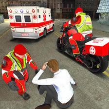 Android 용 Bike Rescue Driver Ambulance Game APK - 다운로드