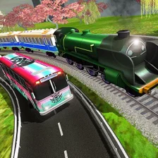 Mercedes Bus vs Train Racing : for Android - Download